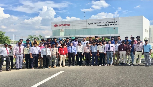 Industrial visit to Anamalais Toyota – Final Mech – AAA College of ...